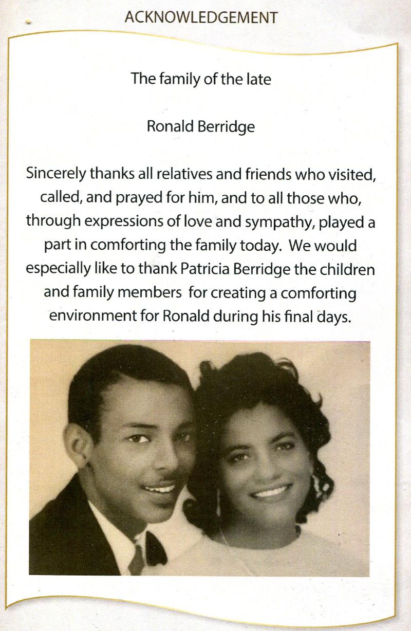 Obituary - Legendary big-band composer and arranger Ron Berridge